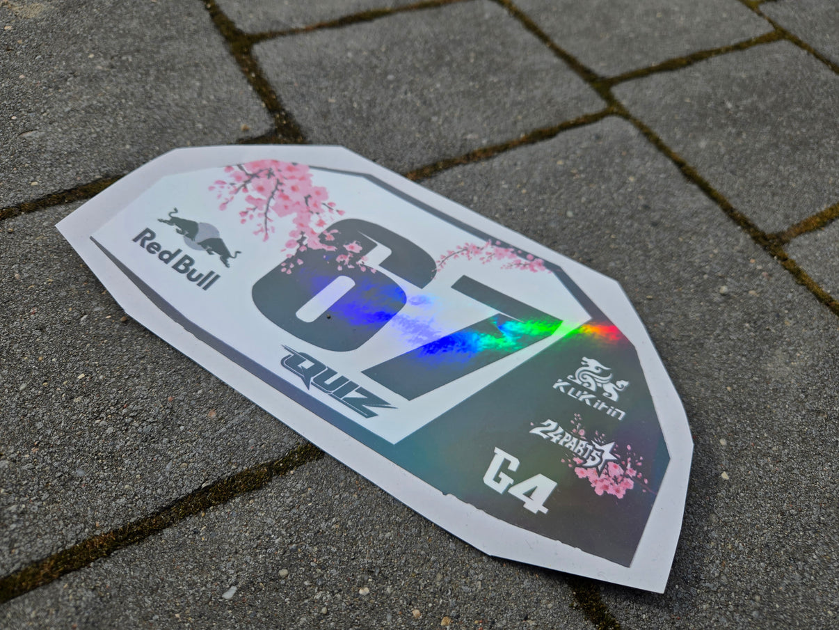 "odi plate", for Kukirin g2 g3 g4 number mx decals front sticker – 24 Parts